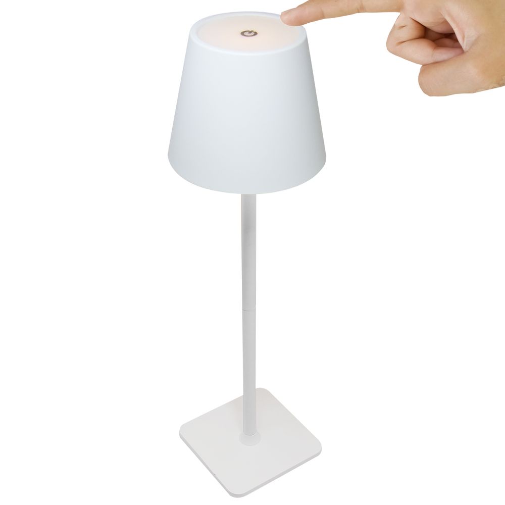 Luminária Abajur Mesa Led Touch Dimerizável S/ Fio Portátil ... Luminária Abajur Mesa Led Touch Dimerizável S/ Fio Portátil ...